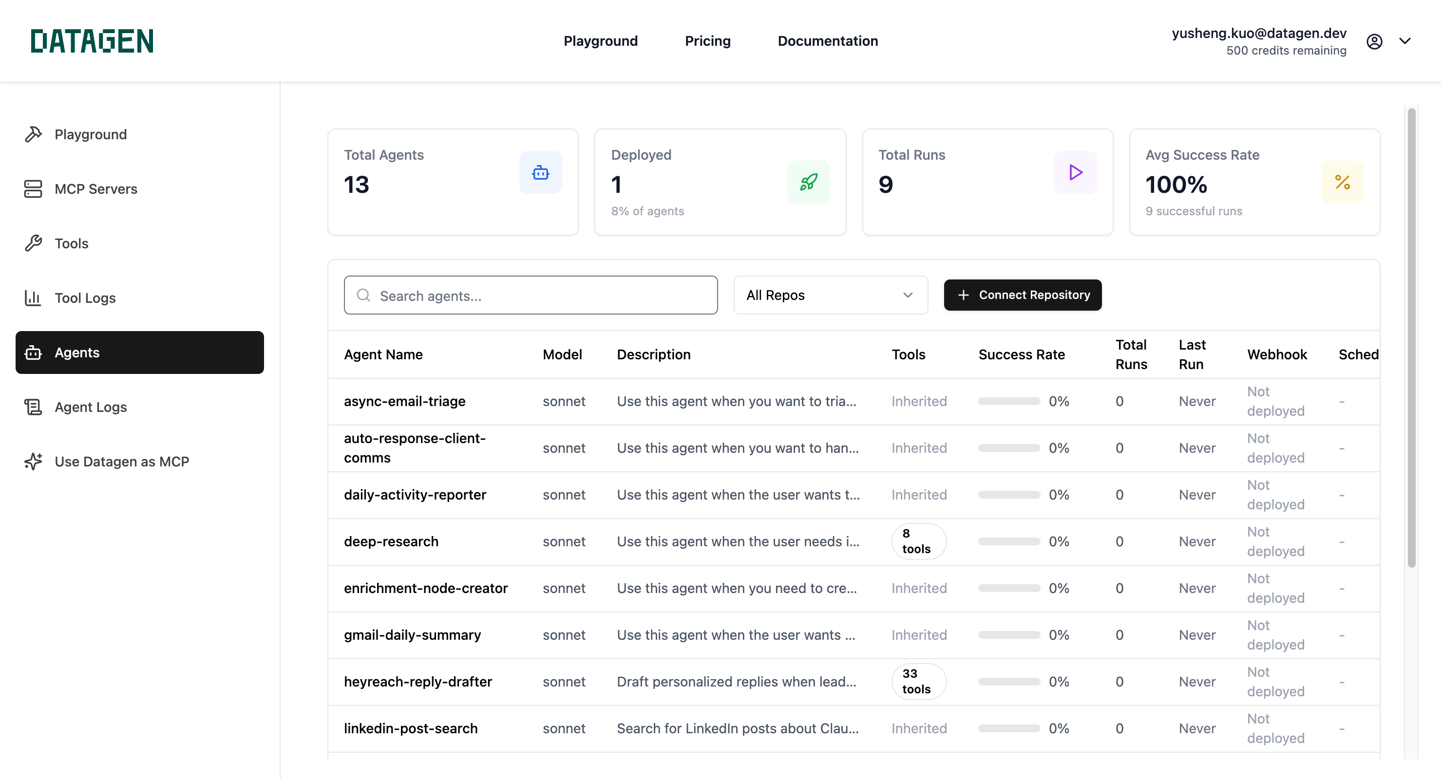 DataGen | Take your Claude Code agents to production